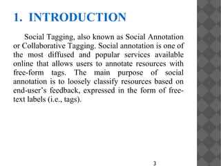 collaborative tagging :-by Er. Priyanka Pradhan | PPT