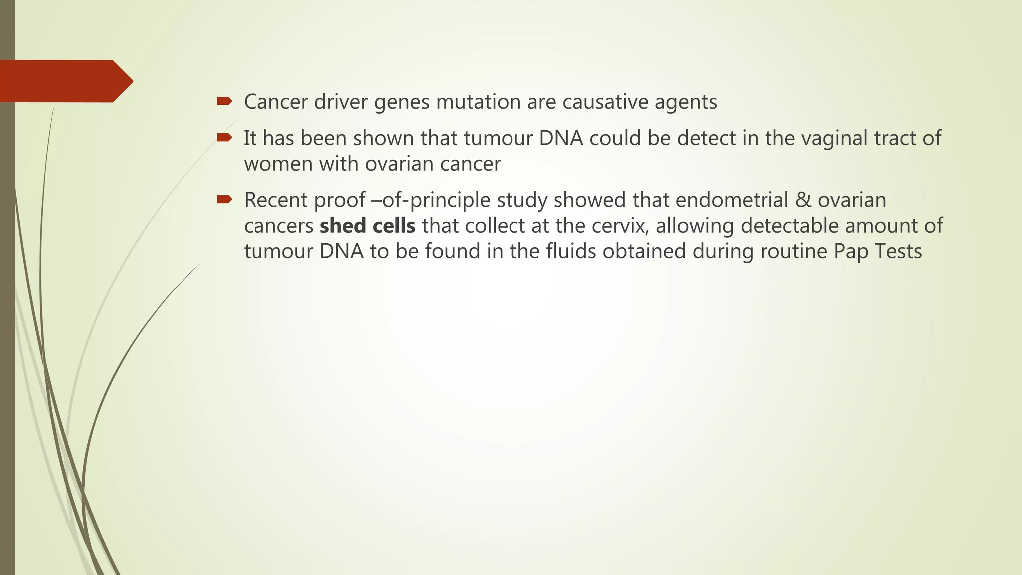 PAPseek - Screening for endometrial and ovarian cancers | PPTX