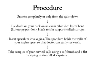 Pap smear and procedure | PDF