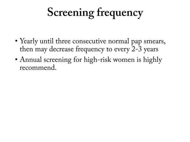 Pap smear and procedure | PDF | Medical Tests | Medical Health