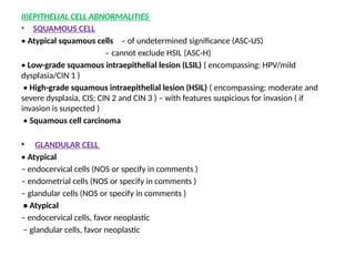 PAP SMEAR.pptx with gynae and pathology correlation | PPTX