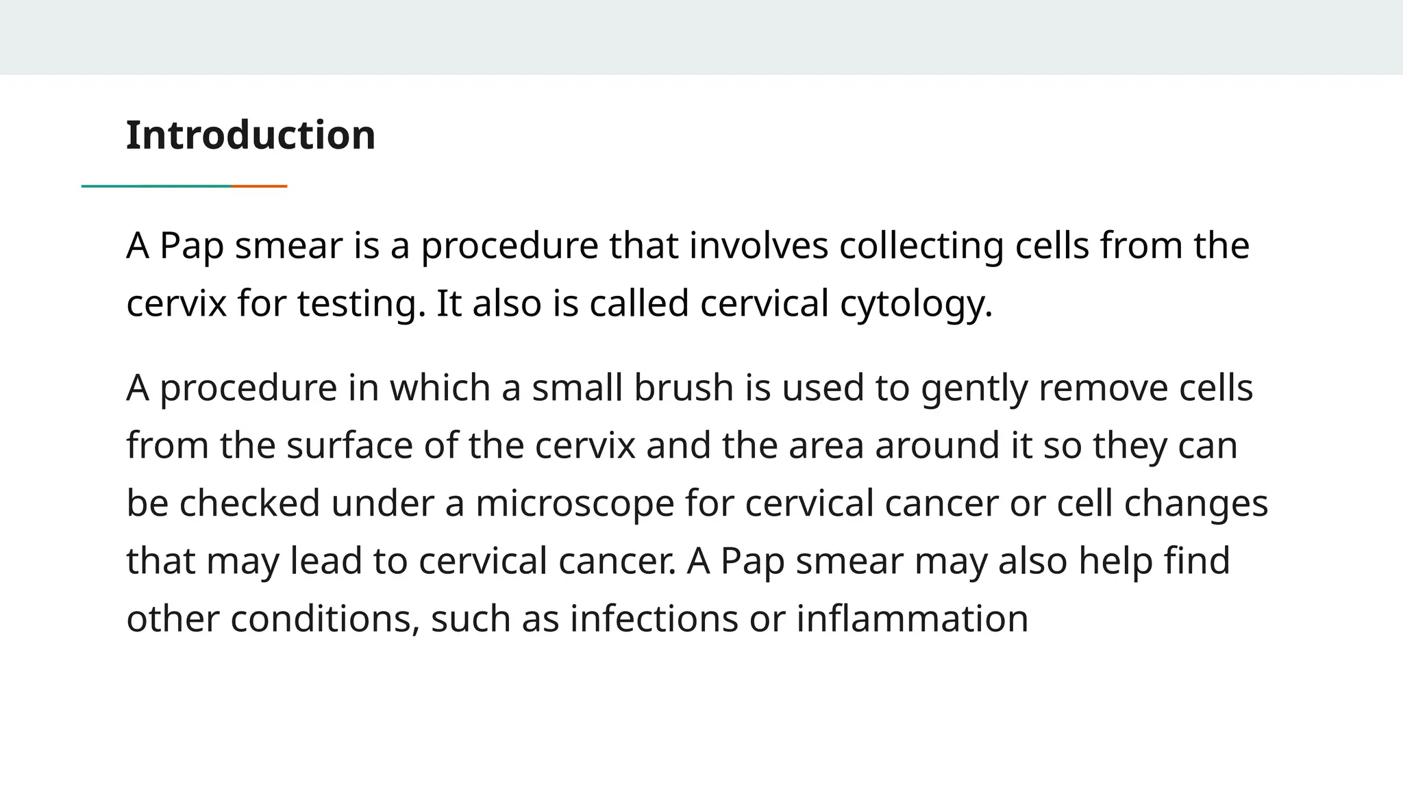 Pap Smear ppt for pathology staining + cytology | PPTX