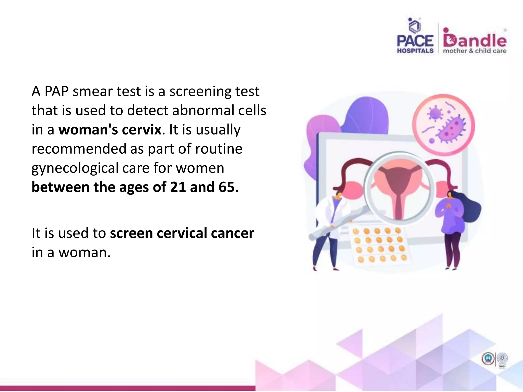 PAP Smear Test - Indications & Risk Population | PDF