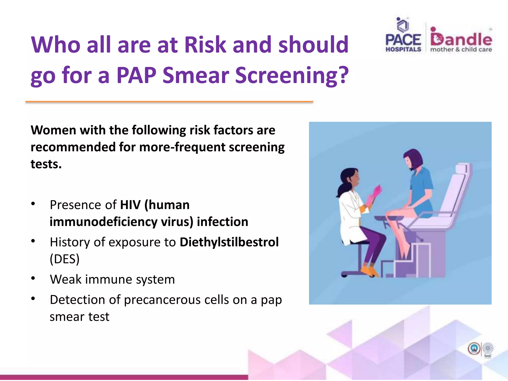 PAP Smear Test - Indications & Risk Population | PDF