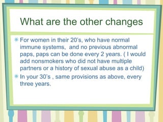 Pap smear guide | PPT