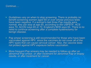 Pap smear test | PPT