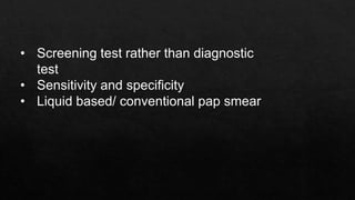 pap smear test | PPTX