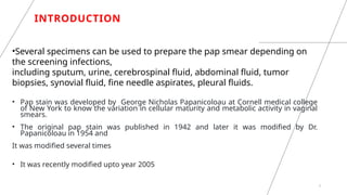 pap stain and its significance in pathology | PPTX