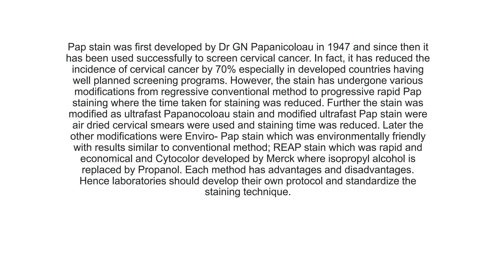 papanicolau staining for cytology .pptx