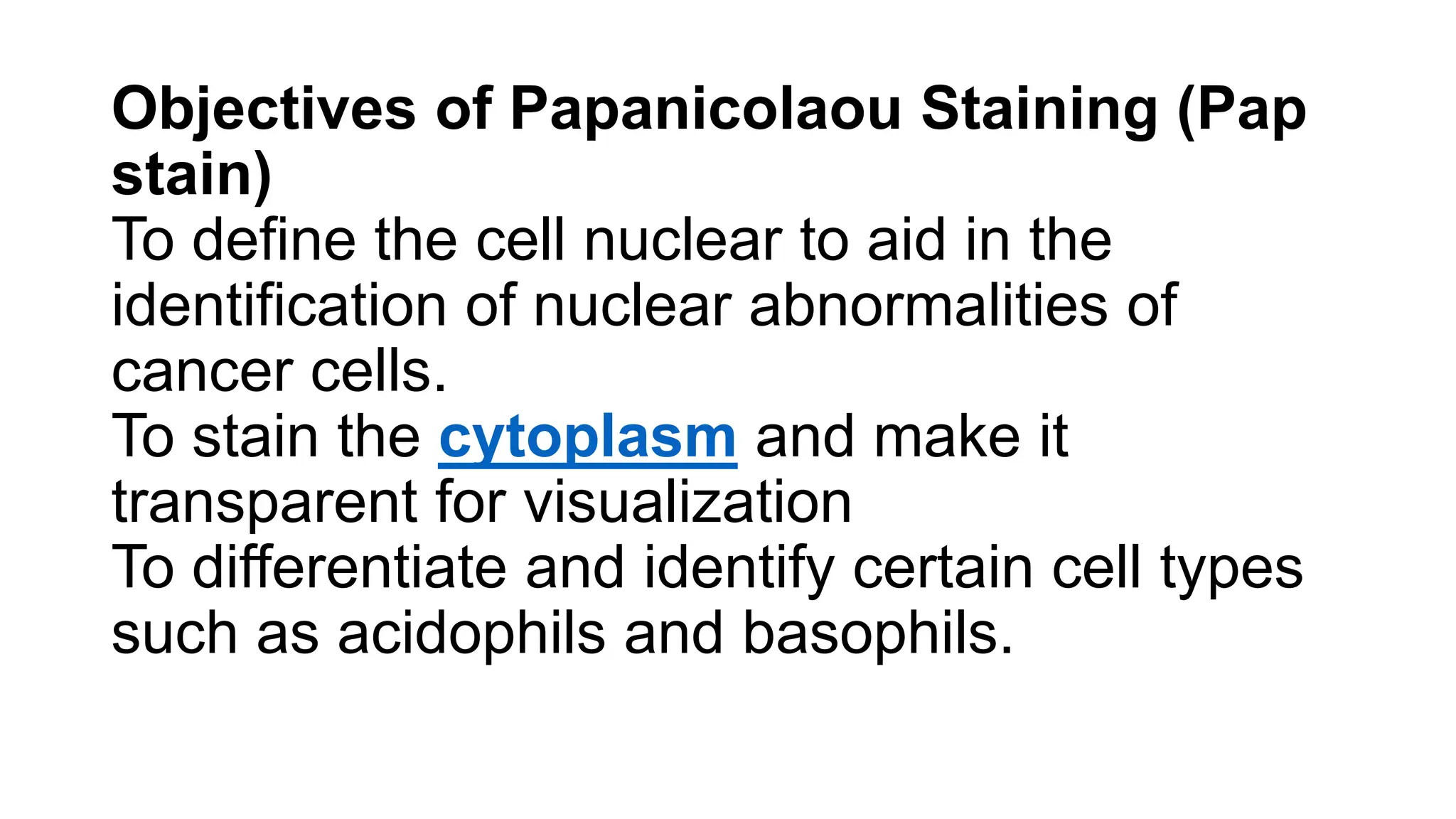 papanicolau staining for cytology .pptx