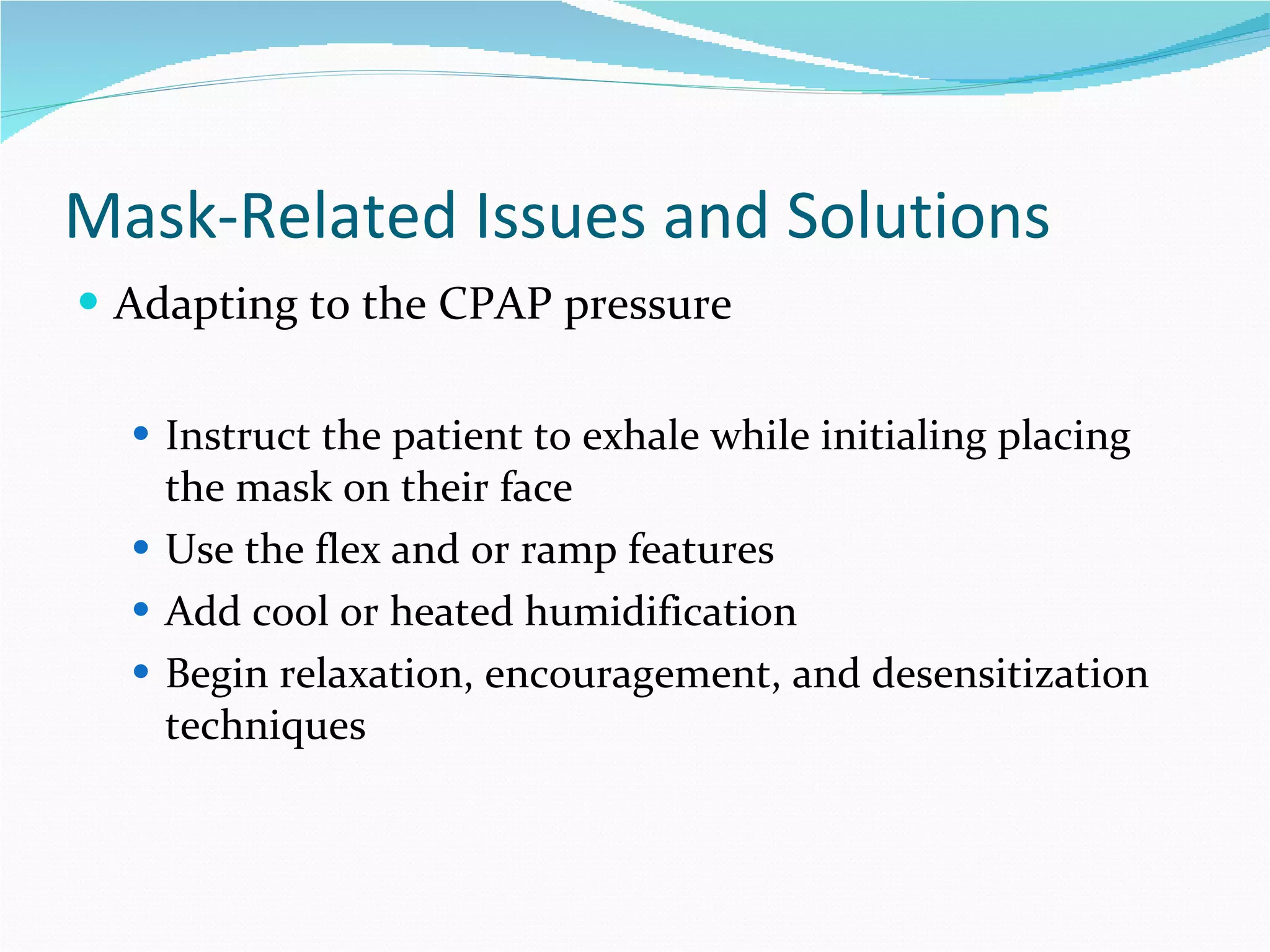 PAP Therapy Compliance | PPT