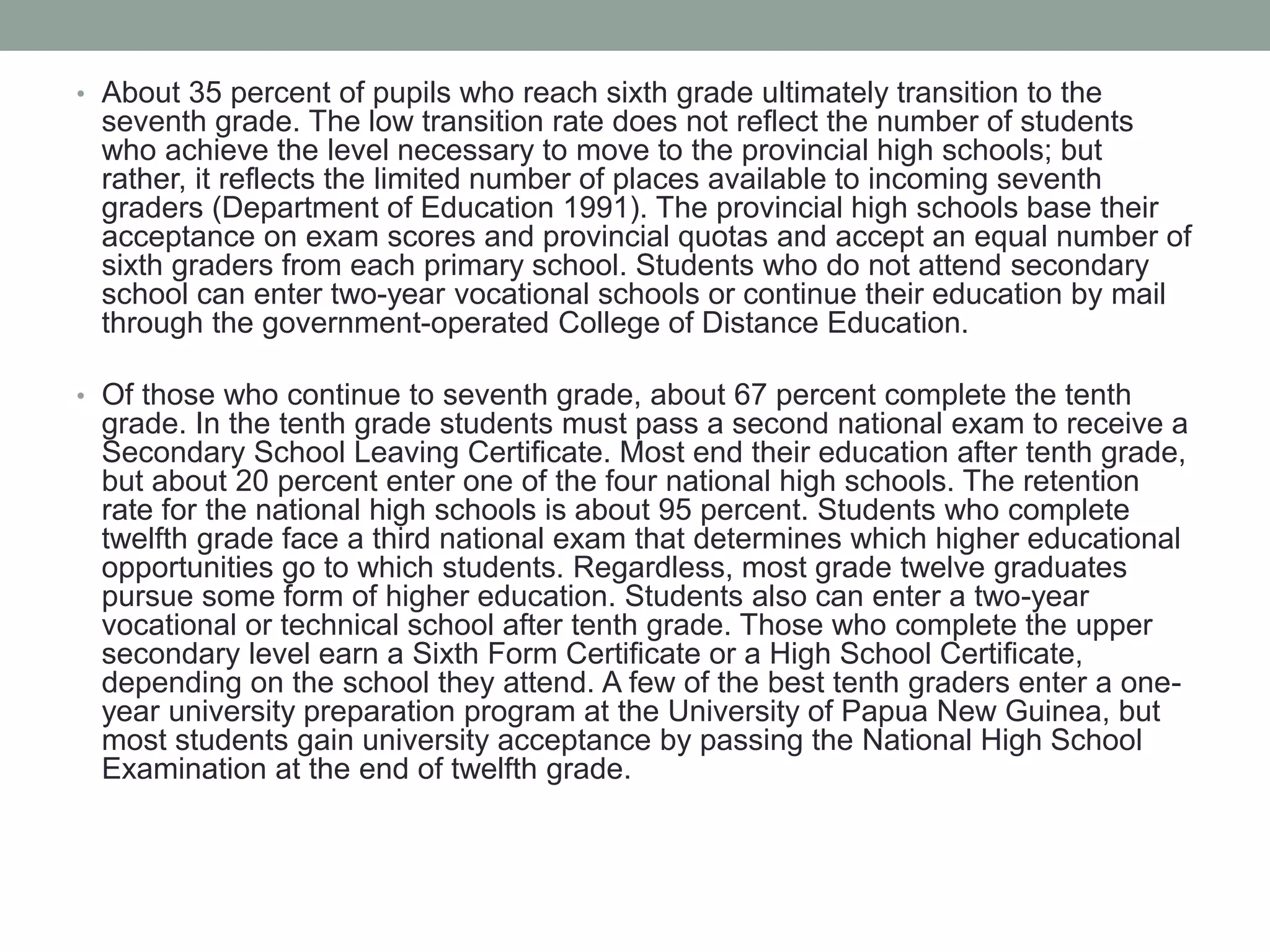 Papua new-guinea-education-system | PPTX