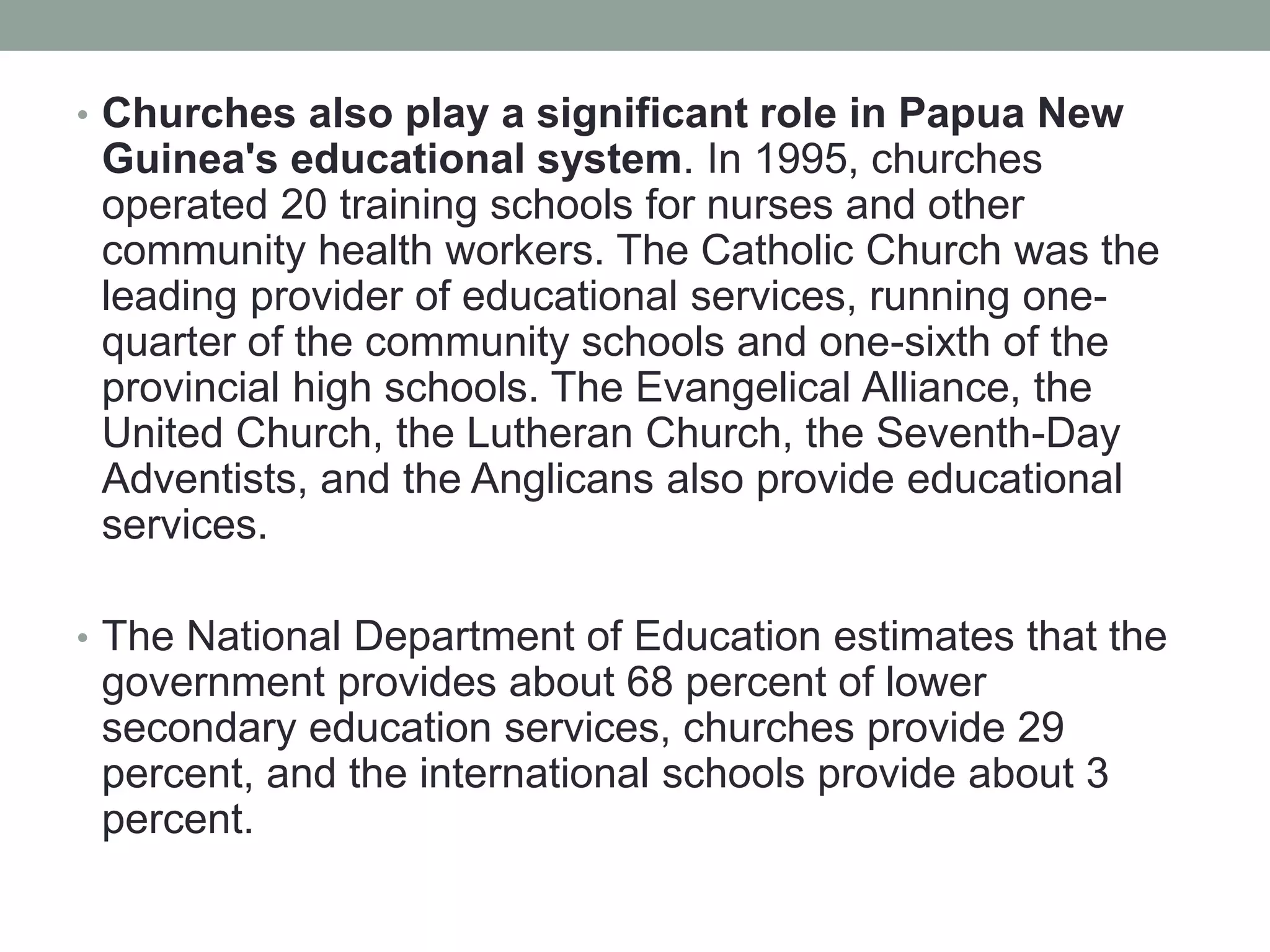 Papua new-guinea-education-system | PPTX