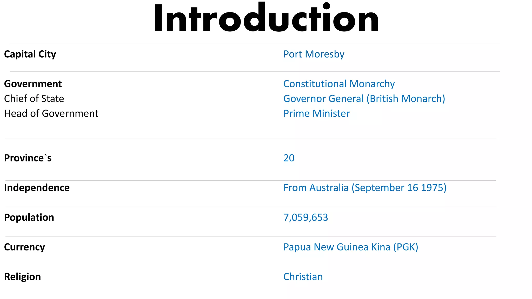 Papua New Guinea | PPTX