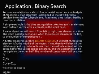 Recurrence Relation | PPTX