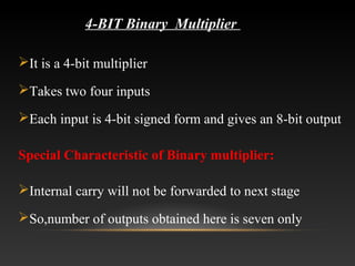 Binary Mutipliers | PPT