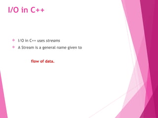 File Handling In C++(OOPs)) | PPT