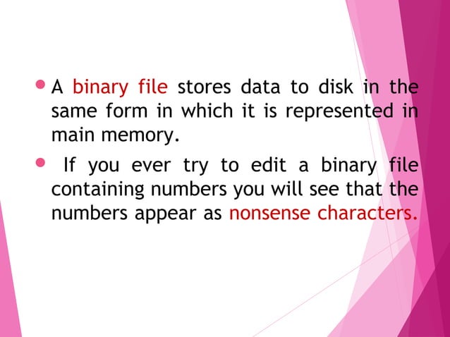 File Handling In C++(OOPs)) | PPT | Data Storage and Warehousing ...