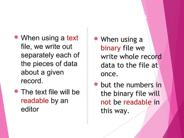 File Handling In C++(OOPs)) | PPT | Data Storage and Warehousing ...