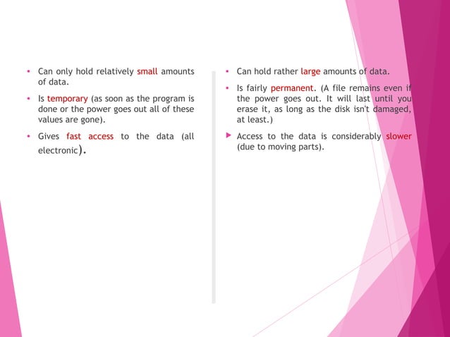 File Handling In C++(OOPs)) | PPT | Data Storage and Warehousing ...