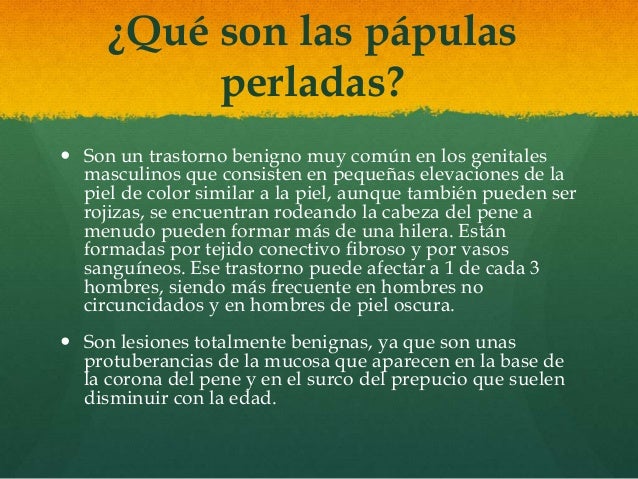 Pápulas perladas