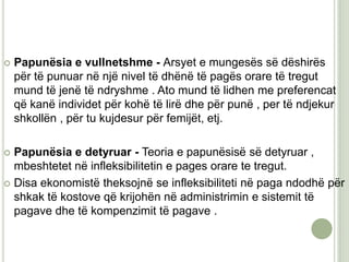 Papunësia | PPTX