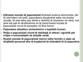 Papunësia | PPTX