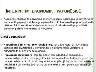 Papunësia | PPTX