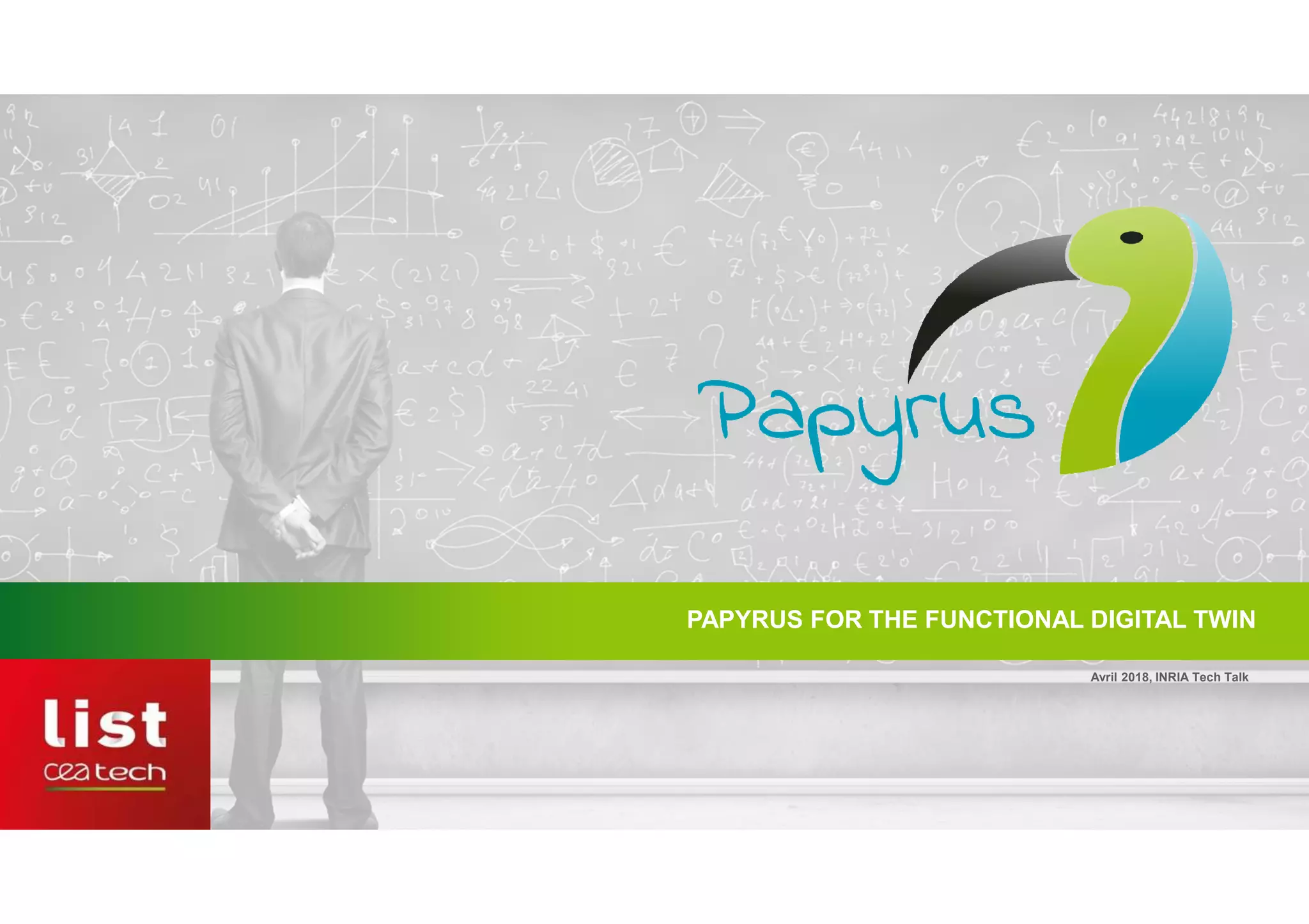 Inria Tech Talk - Jumeau numérique - Mercredi 25 Avril 2018 | PDF