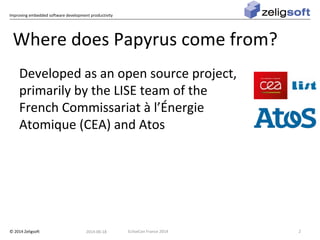 Papyrus for real-time embedded | PPTX | Programming Languages | Computing