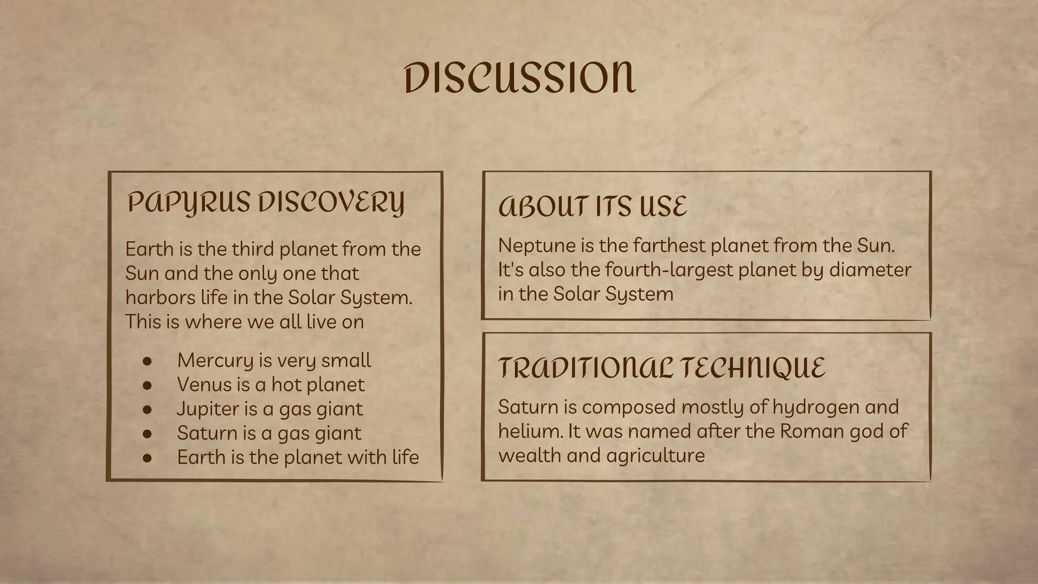 Papyrus History Lesson XL by Slidesgo.pptx