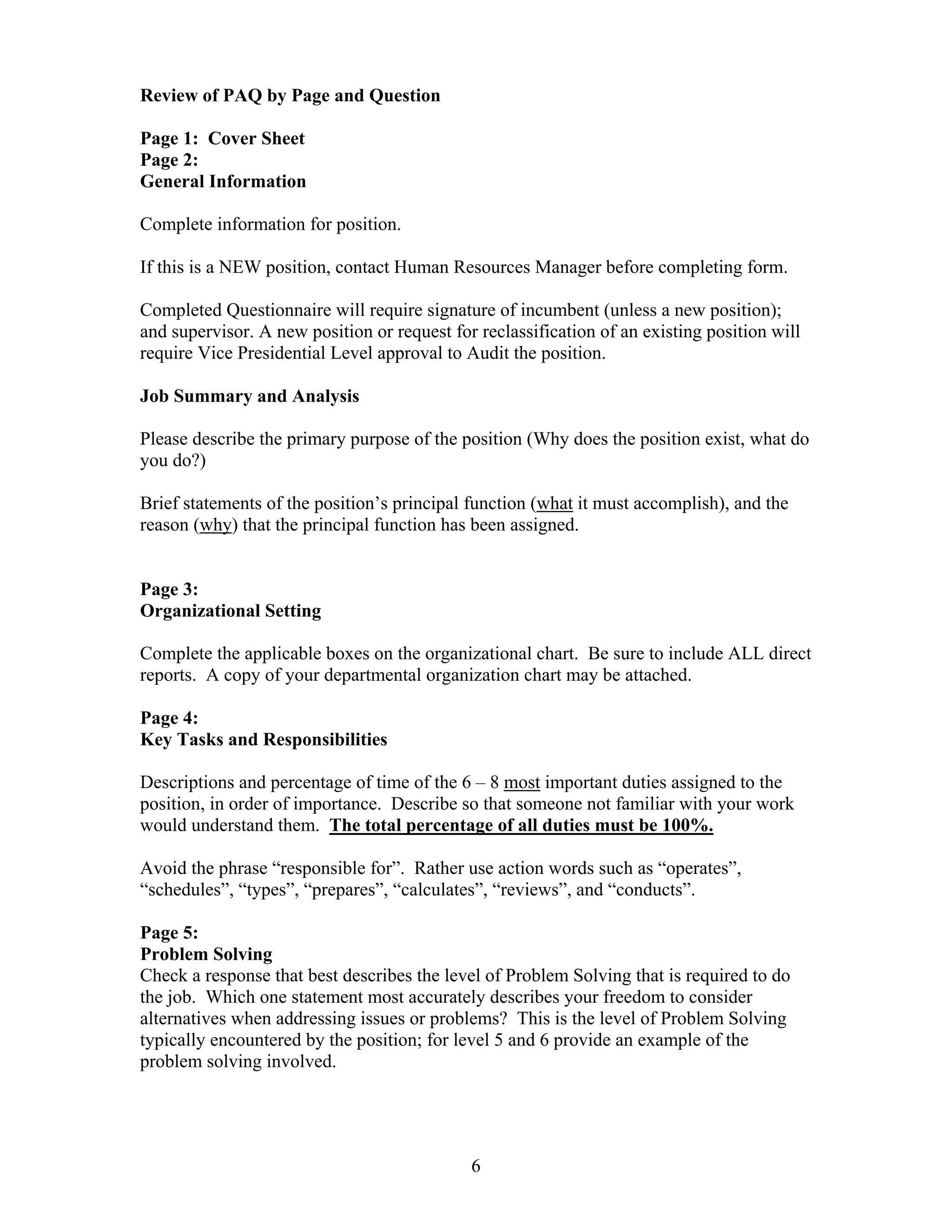 Paq instructions | PDF