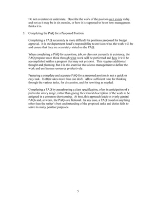 Paq instructions | PDF