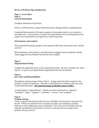 Paq instructions | PDF