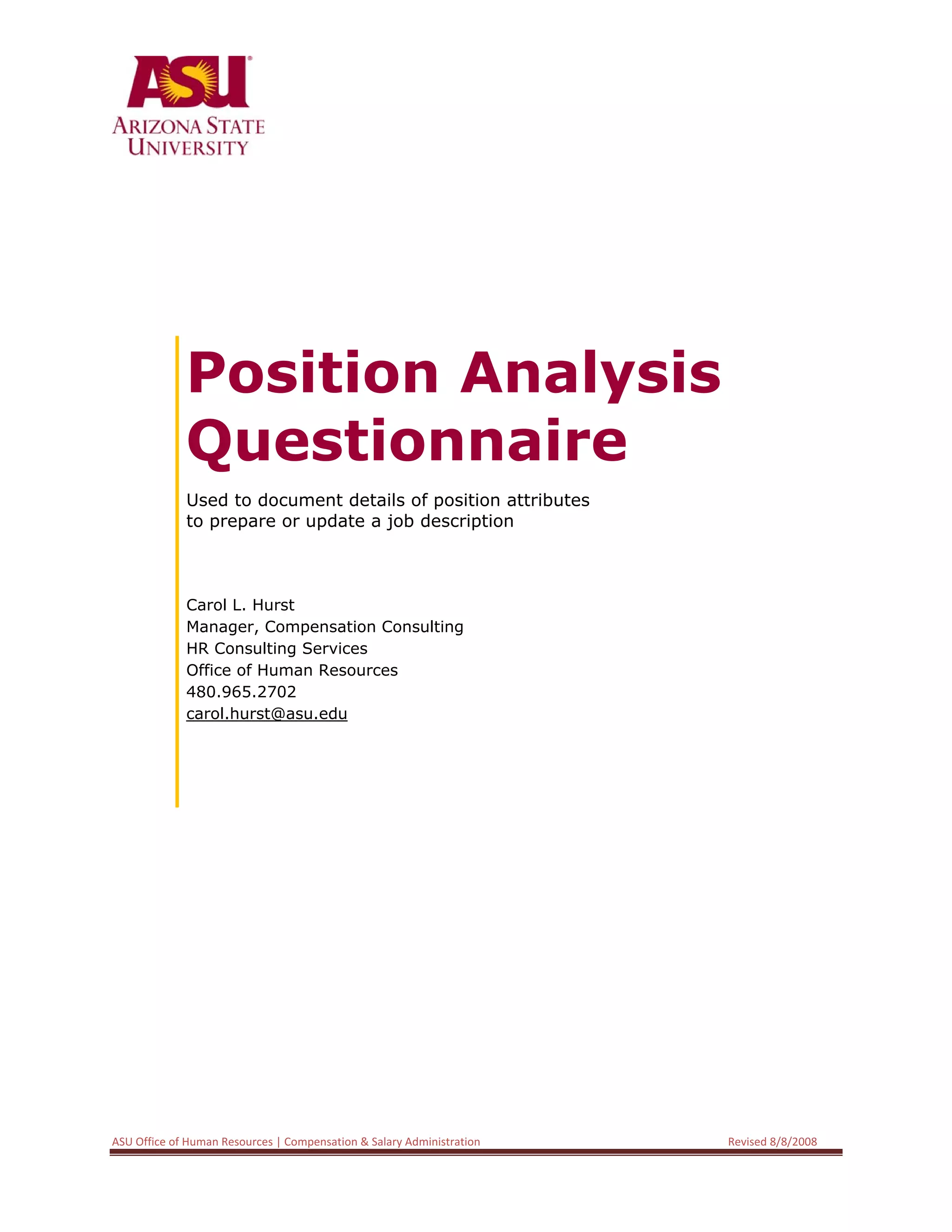 Pa questionnaire | PDF