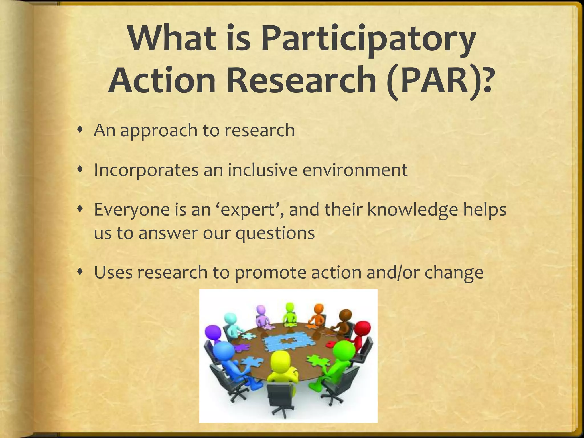 Participatory Action Research Presentation | PPTX
