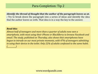 Para completion | PPTX