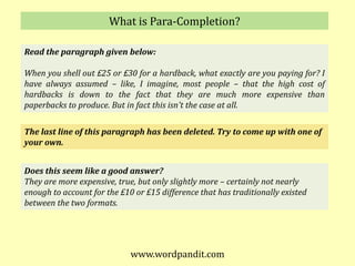 Para completion | PPTX