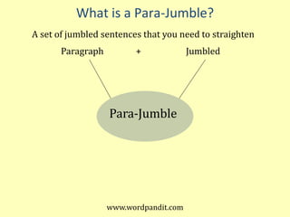 Para jumbles | PPTX