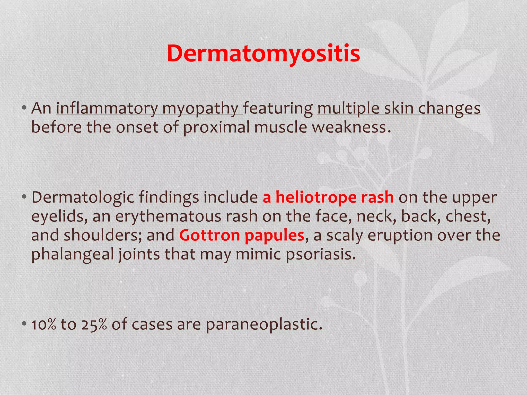 Para neoplastic (malignant) syndromes | PPT