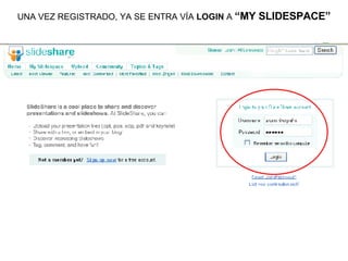 Para Subir Presentaciones A Slideshare.Net Y Cargar En PáGina Web | PPT