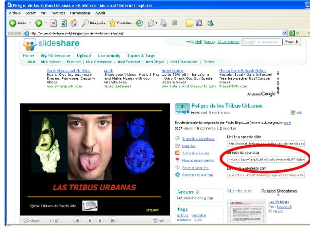 Para Subir Presentaciones A Slideshare.Net Y Cargar En PáGina Web | PPT