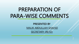 Para-wise comments.pptx