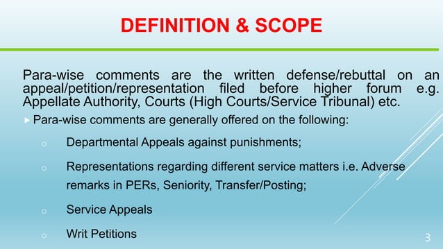 Para-wise comments.pptx | Law