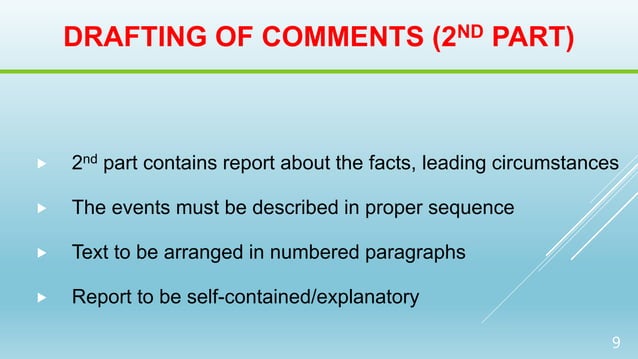 Para-wise comments.pptx | Law