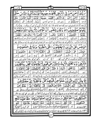 Quran with urdu translation and Tafseer | Para11 | PDF