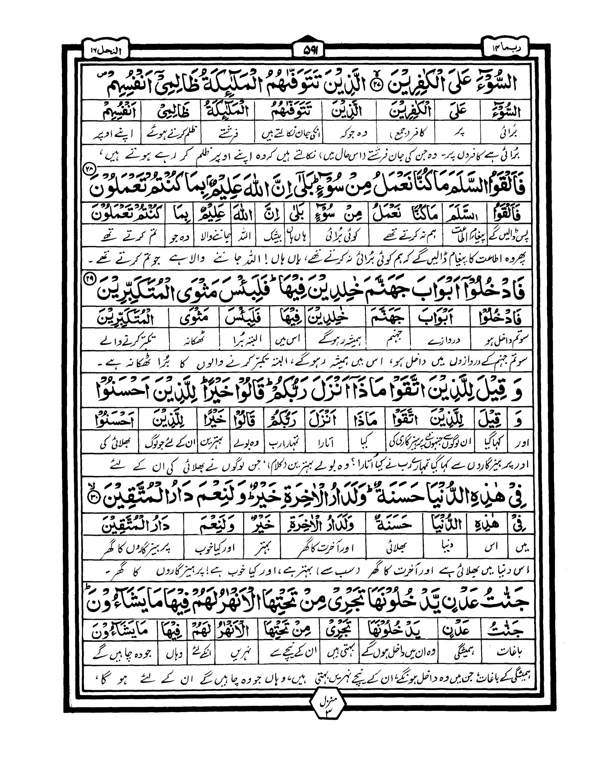 Quran with urdu translation and Tafseer | Para14 | PDF