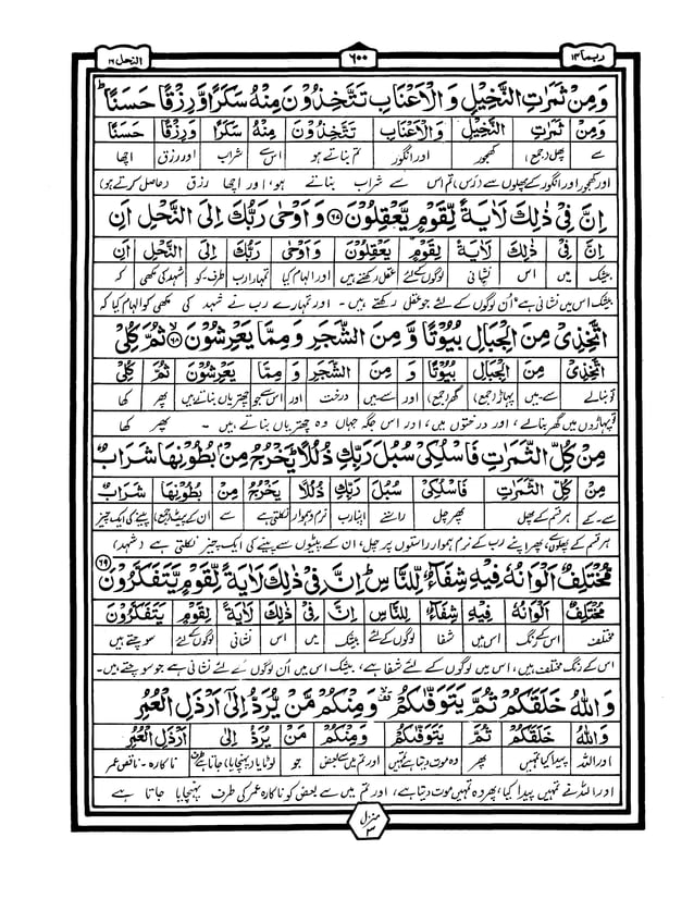 Quran with urdu translation and Tafseer | Para14 | PDF