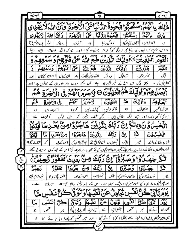 Quran with urdu translation and Tafseer | Para14 | PDF