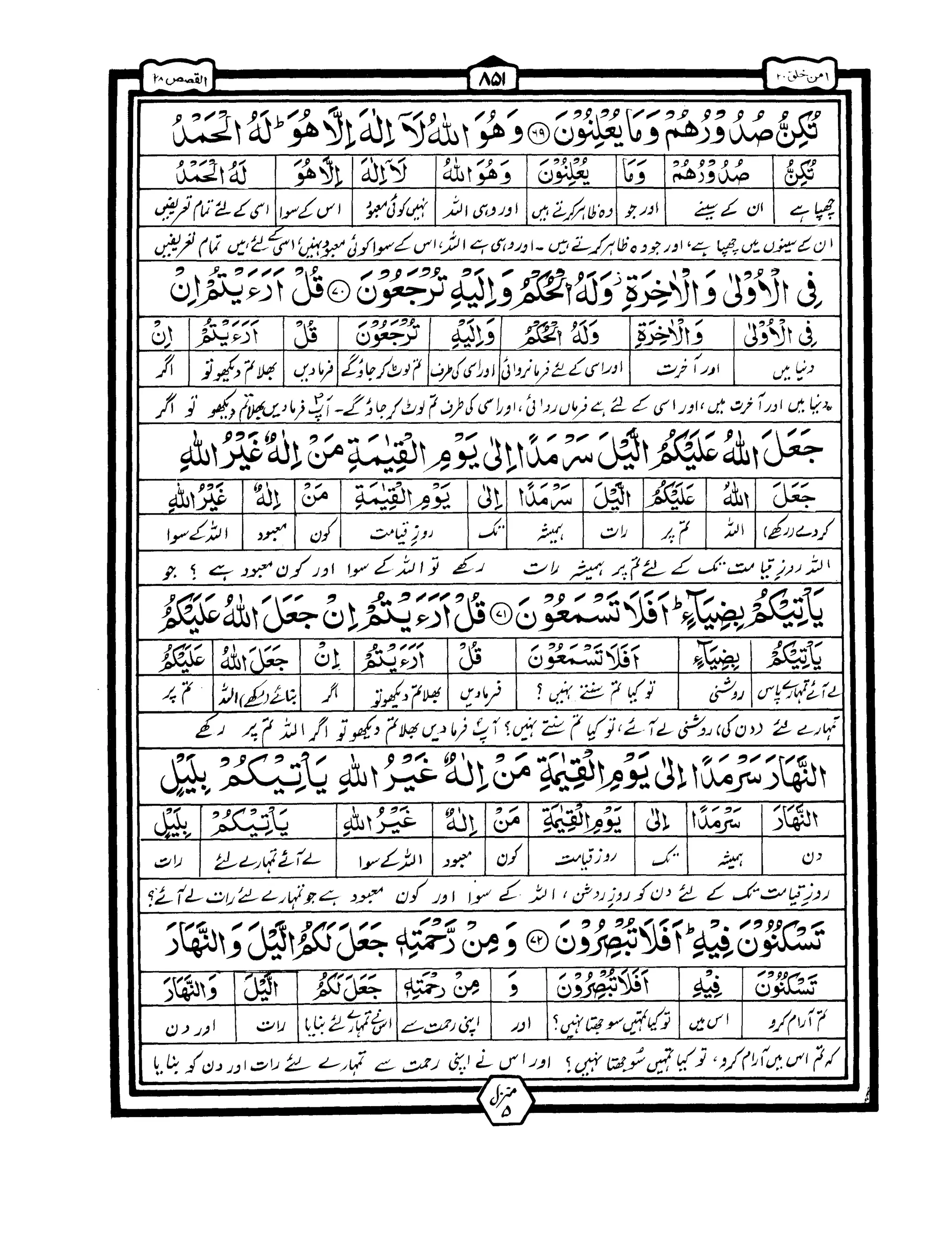 Quran with urdu translation and Tafseer | Para 20 | PDF